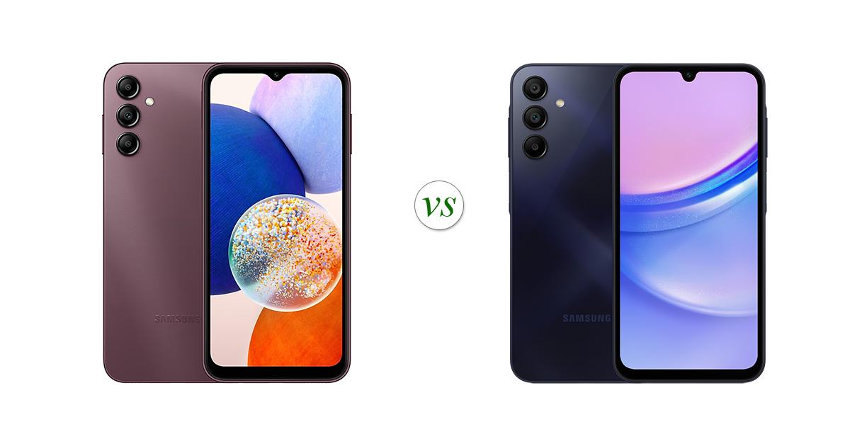 Samsung Galaxy A14 5G vs Samsung Galaxy A15: Side by Side Specs Comparison