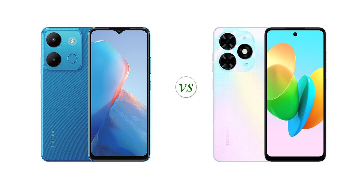 Infinix Smart 7 vs TECNO SPARK 20C: Side by Side Specs Comparison