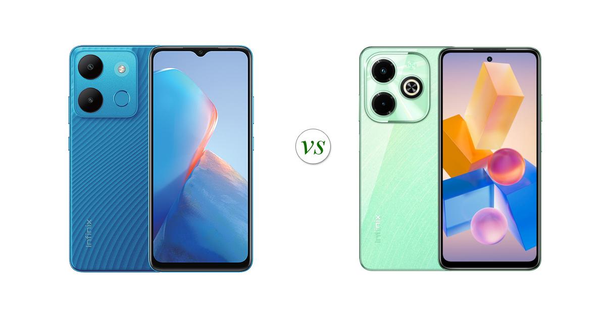 Infinix Smart 7 vs Infinix Hot 40i: Side by Side Specs Comparison