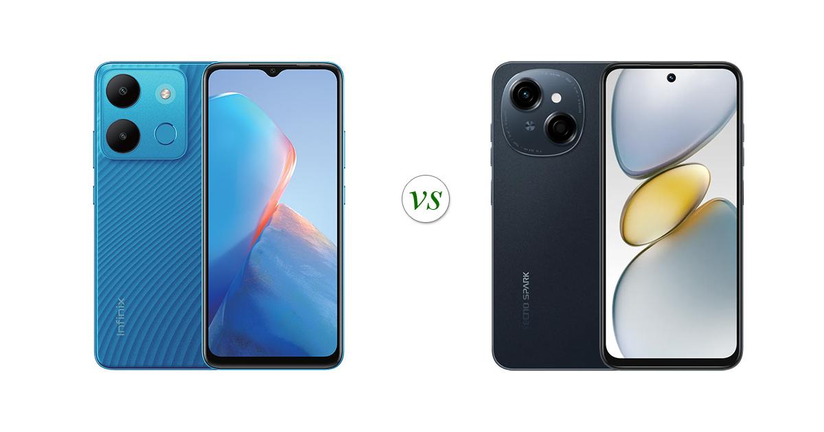 Infinix Smart 7 vs TECNO SPARK Go 1: Side by Side Specs Comparison
