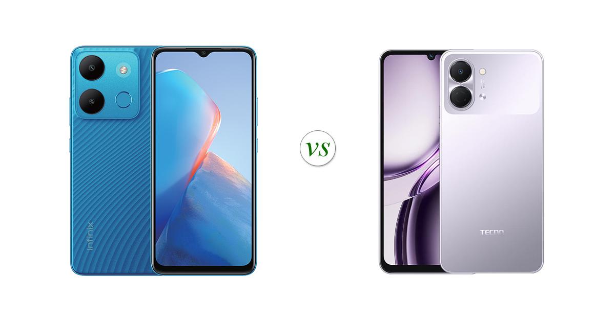 Infinix Smart 7 vs TECNO SPARK Go 3: Side by Side Specs Comparison