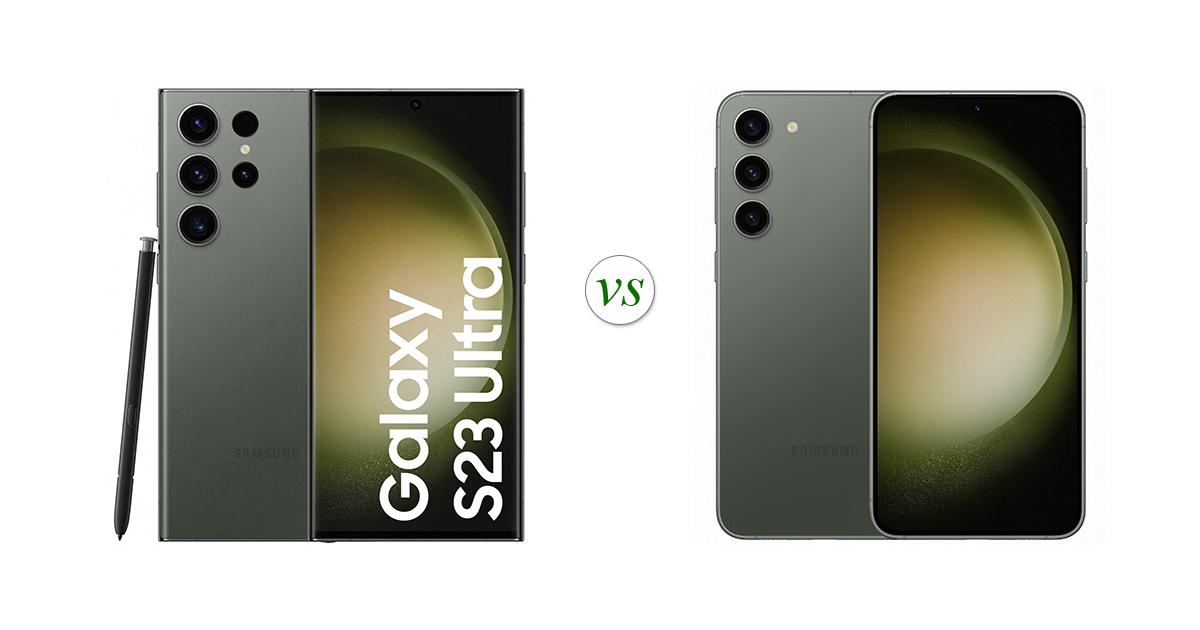 Samsung Galaxy S23 Ultra vs Samsung Galaxy S23+: Side by Side Specs ...