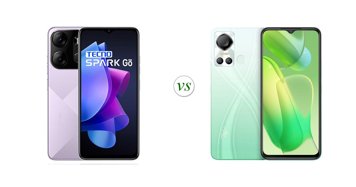 TECNO Spark Go 2023 vs itel Vision 5: Side by Side Specs Comparison
