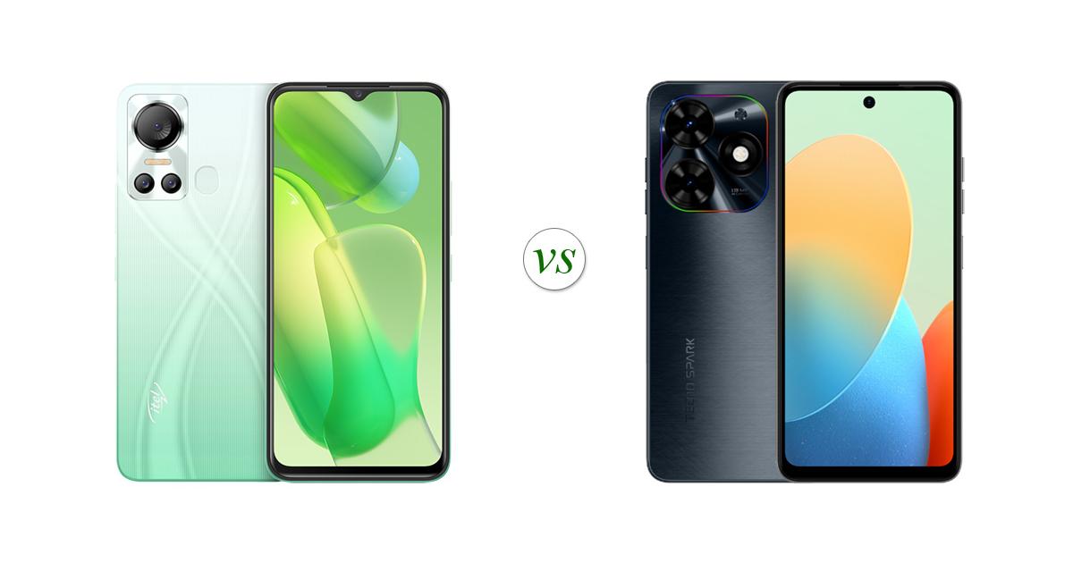 itel Vision 5 vs TECNO SPARK Go 2024: Side by Side Specs Comparison