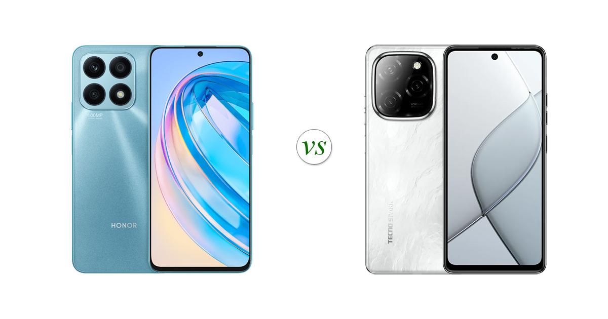 HONOR X8a vs TECNO SPARK 20 Pro 5G: Side by Side Specs Comparison