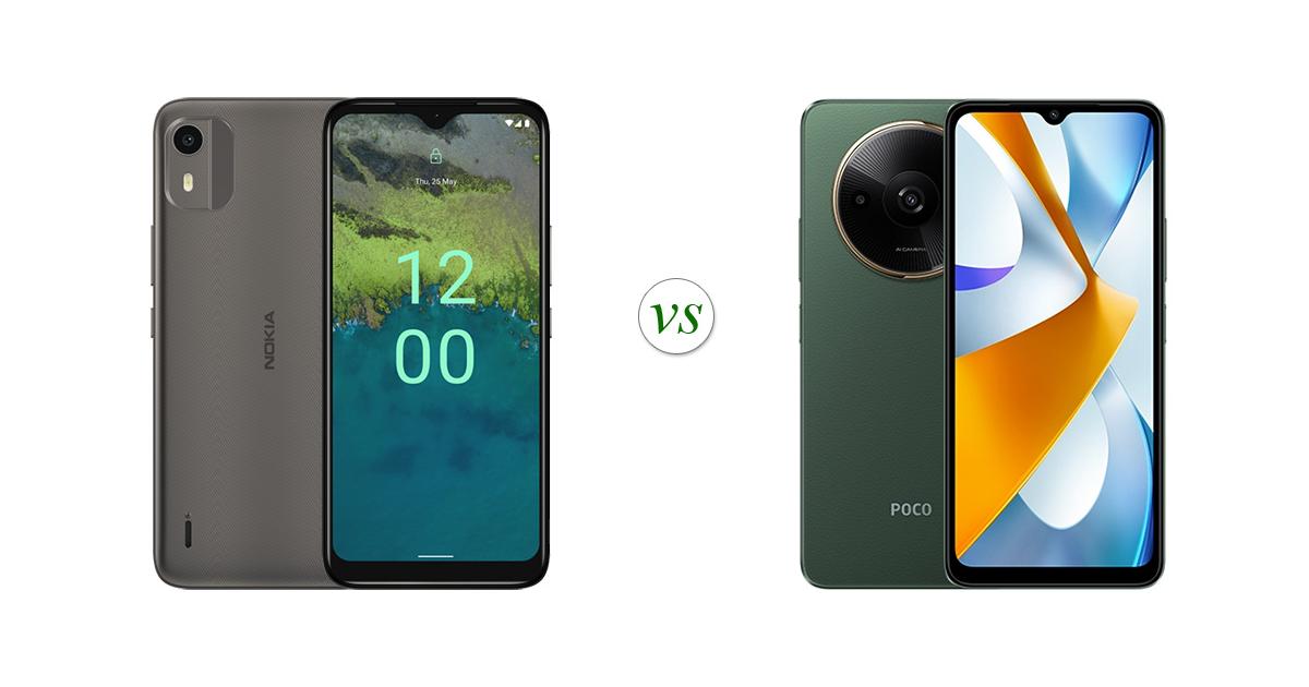 NOKIA C12 vs POCO C61: Side by Side Specs Comparison