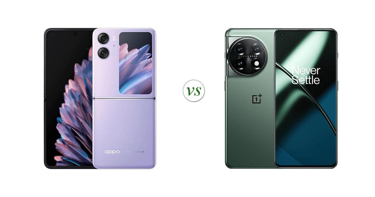 OPPO Find N2 Flip vs OnePlus 11 5G: Side by Side Specs Comparison