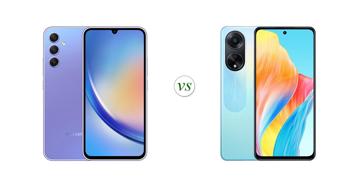 Samsung Galaxy A34 5G vs OPPO A98 5G: Side by Side Specs Comparison