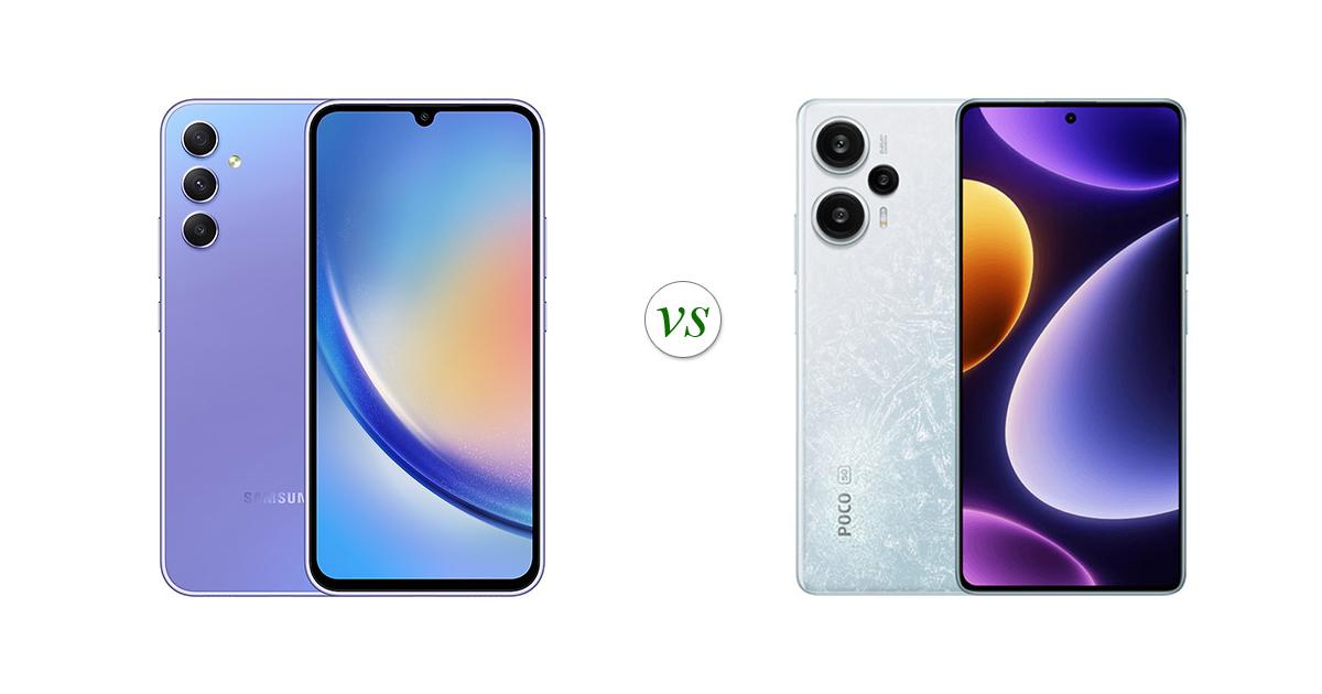 Samsung Galaxy A34 5G vs POCO F5: Side by Side Specs Comparison