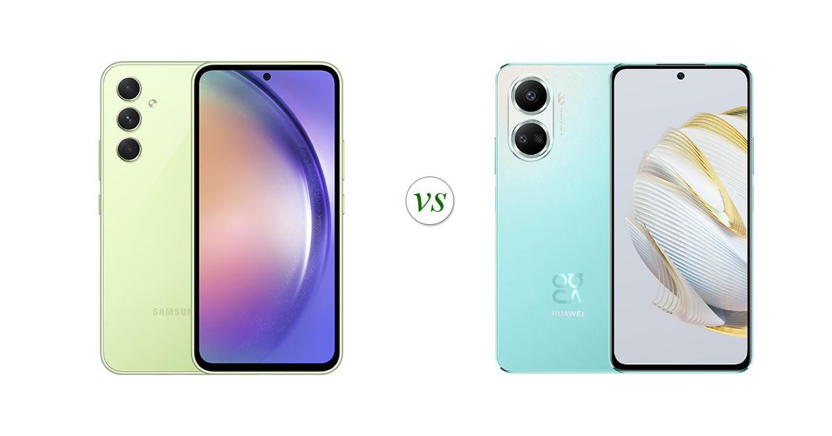 Samsung Galaxy A54 5G vs Huawei nova 10 SE: Side by Side Specs Comparison