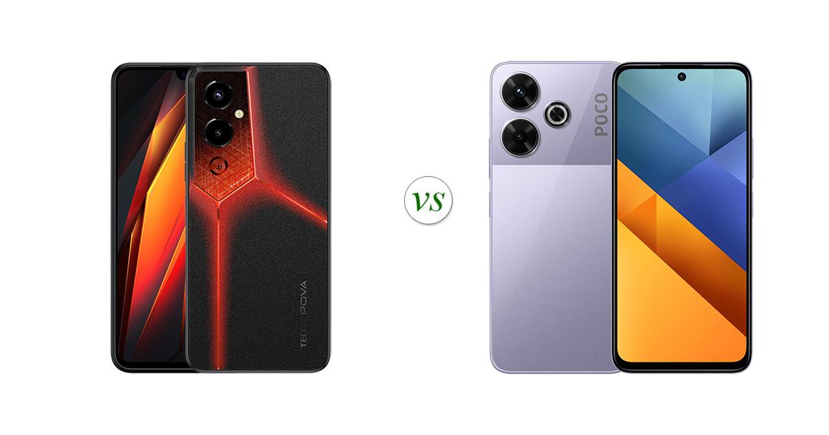 TECNO POVA 4 Pro vs POCO M6: Side by Side Specs Comparison