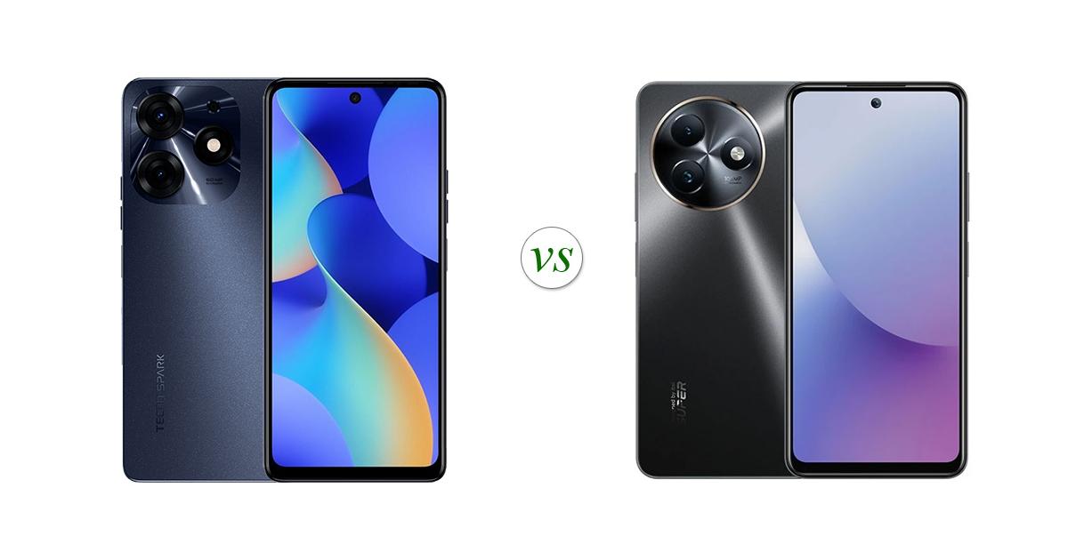 TECNO Spark 10 Pro vs itel S24: Side by Side Specs Comparison