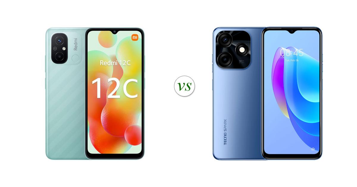 Xiaomi Redmi 12C vs TECNO Spark 10C: Side by Side Specs Comparison