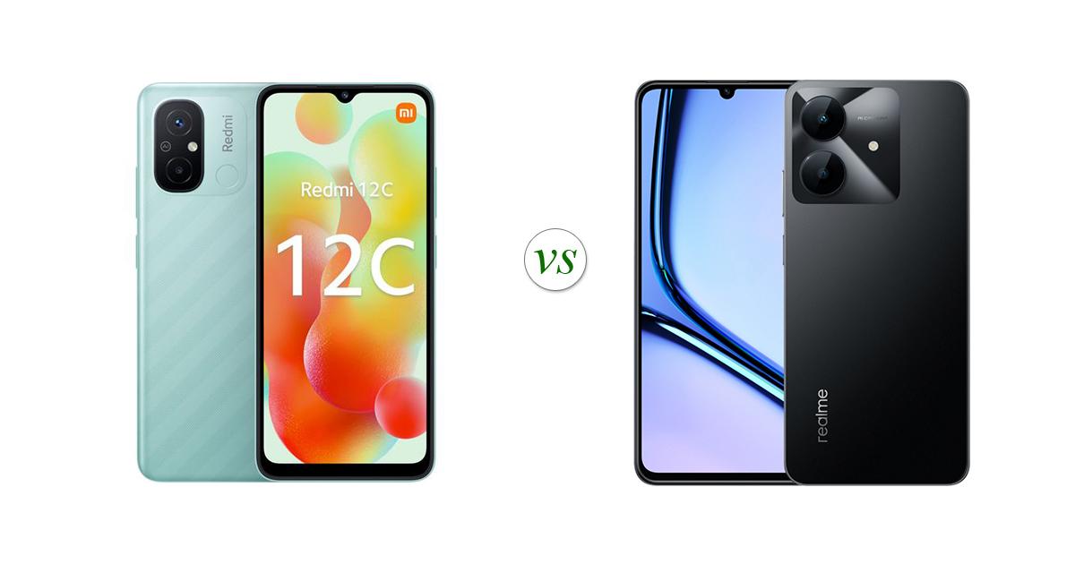 Xiaomi Redmi 12C vs realme Note 60x: Side by Side Specs Comparison