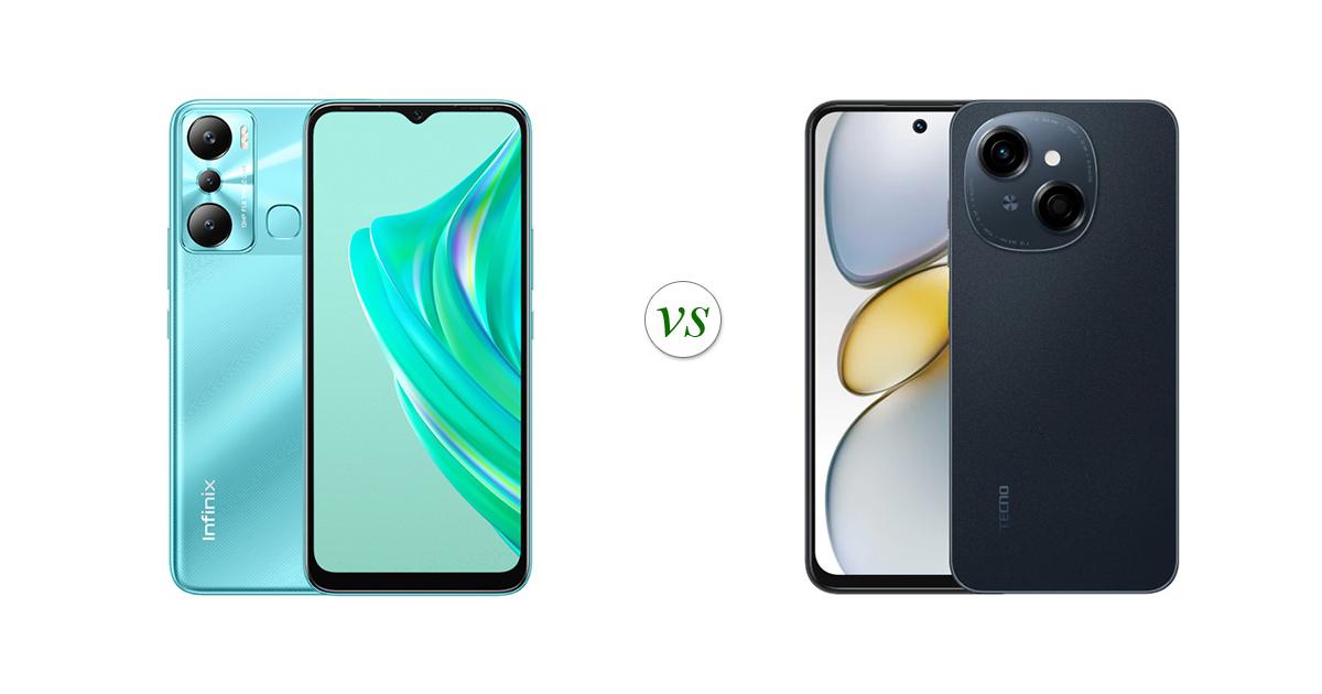 Infinix Hot 20i vs TECNO SPARK Go 1s: Side by Side Specs Comparison
