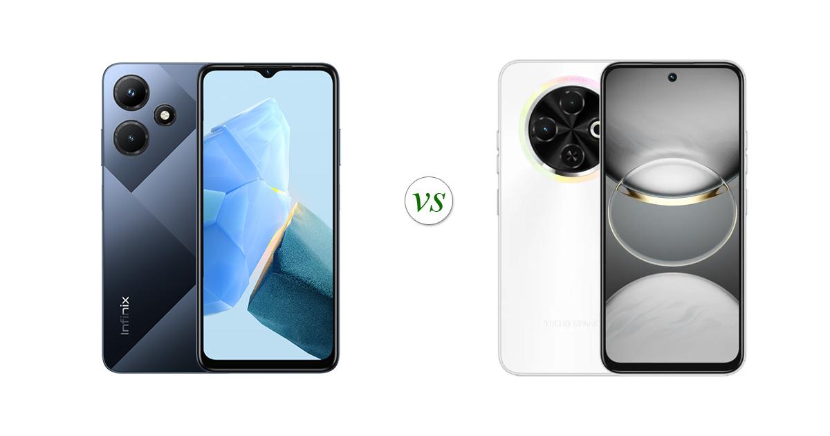 Infinix Hot 30i vs TECNO SPARK 30C: Side by Side Specs Comparison