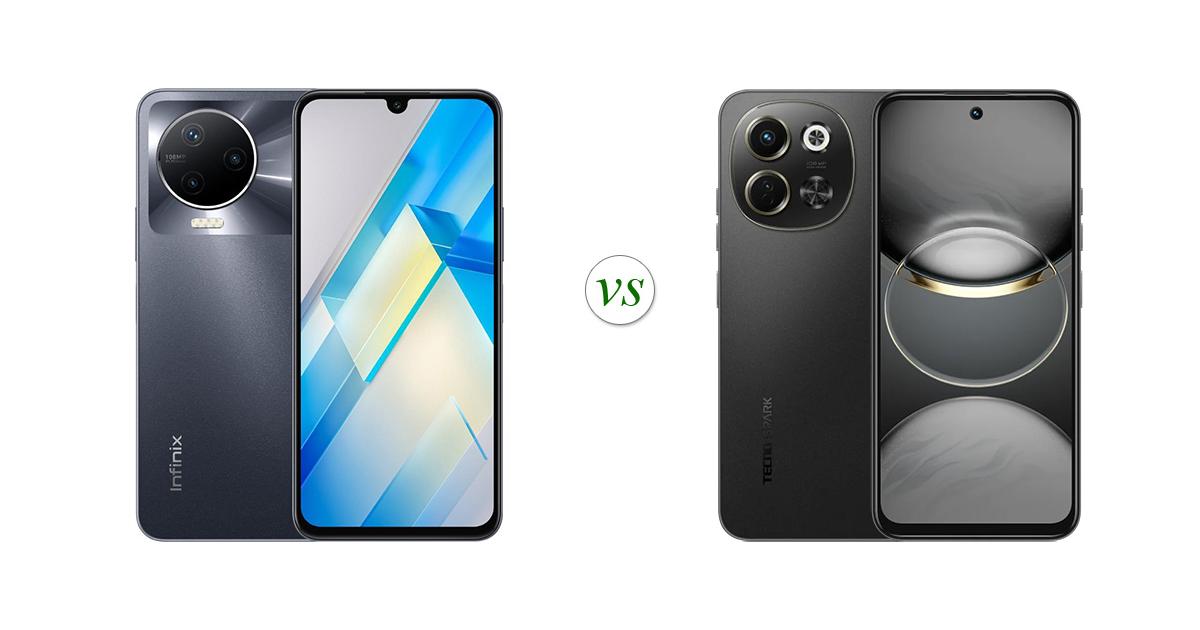 Infinix Note 12 Pro vs TECNO SPARK 30 5G: Side by Side Specs Comparison