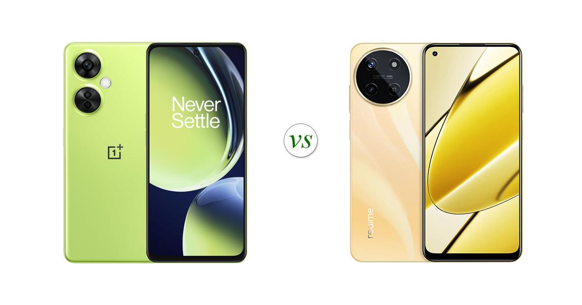 OnePlus Nord CE 3 Lite 5G vs realme 11: Side by Side Specs Comparison