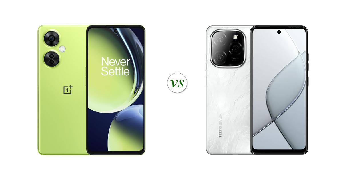 OnePlus Nord CE 3 Lite 5G vs TECNO SPARK 20 Pro 5G: Side by Side Specs ...