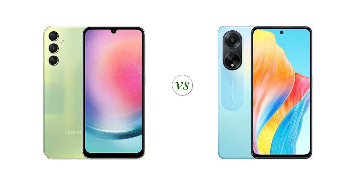 Samsung Galaxy A24 vs OPPO A98 5G: Side by Side Specs Comparison