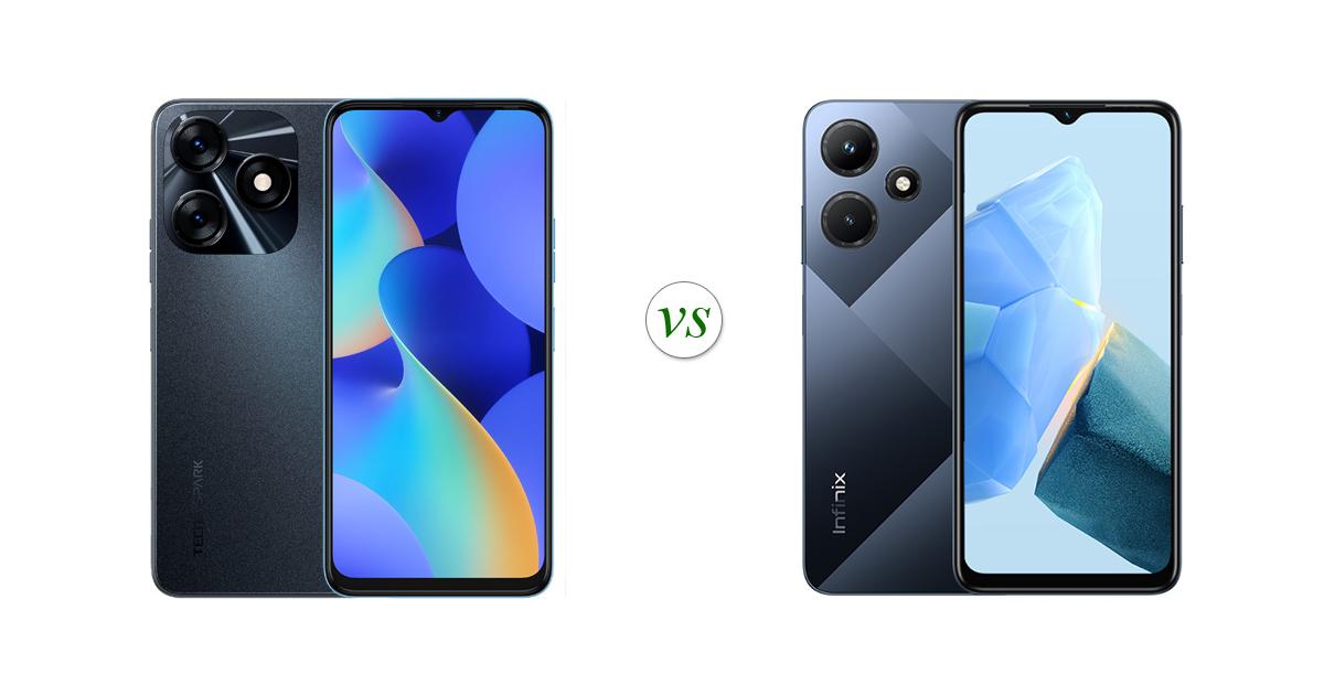 TECNO Spark 10 vs Infinix Hot 30i: Side by Side Specs Comparison