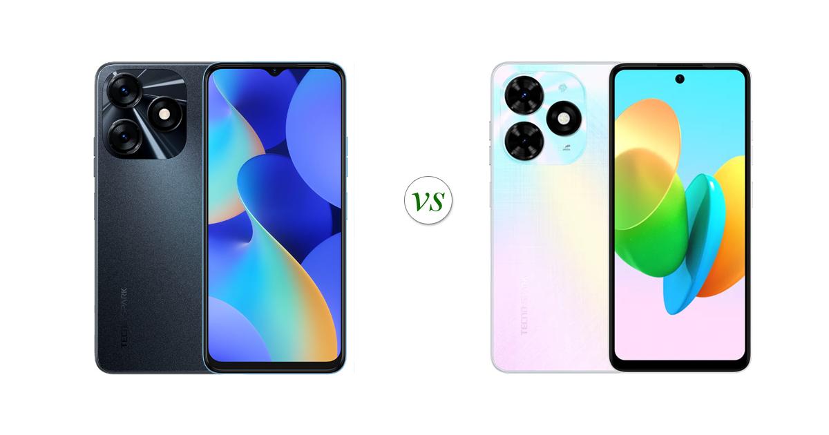 Tecno Spark 10 Vs Tecno Spark 20c Side By Side Specs Comparison