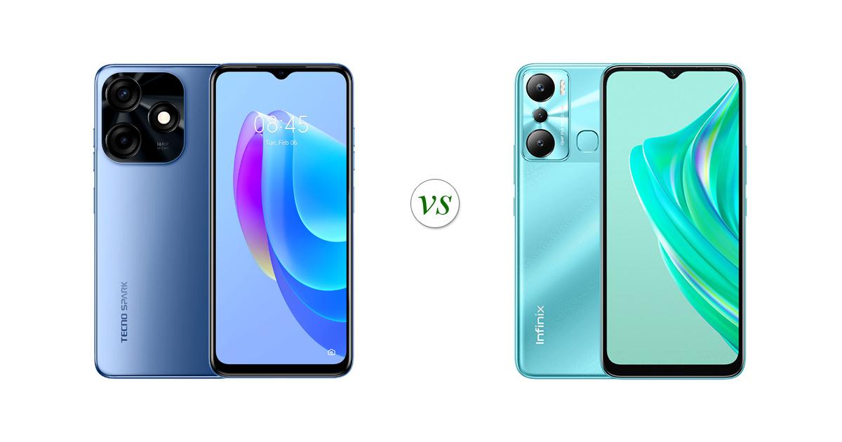 TECNO Spark 10C vs Infinix Hot 20i: Side by Side Specs Comparison