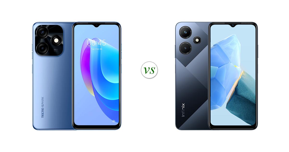 TECNO Spark 10C vs Infinix Hot 30i: Side by Side Specs Comparison