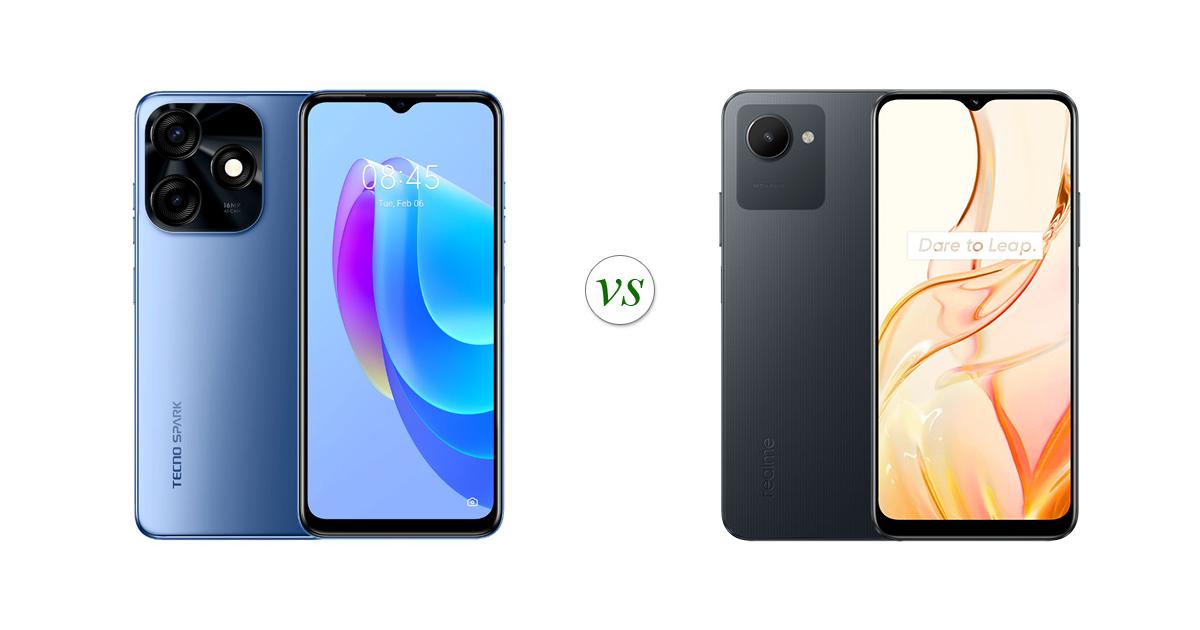 TECNO Spark 10C vs realme C30s: Side by Side Specs Comparison