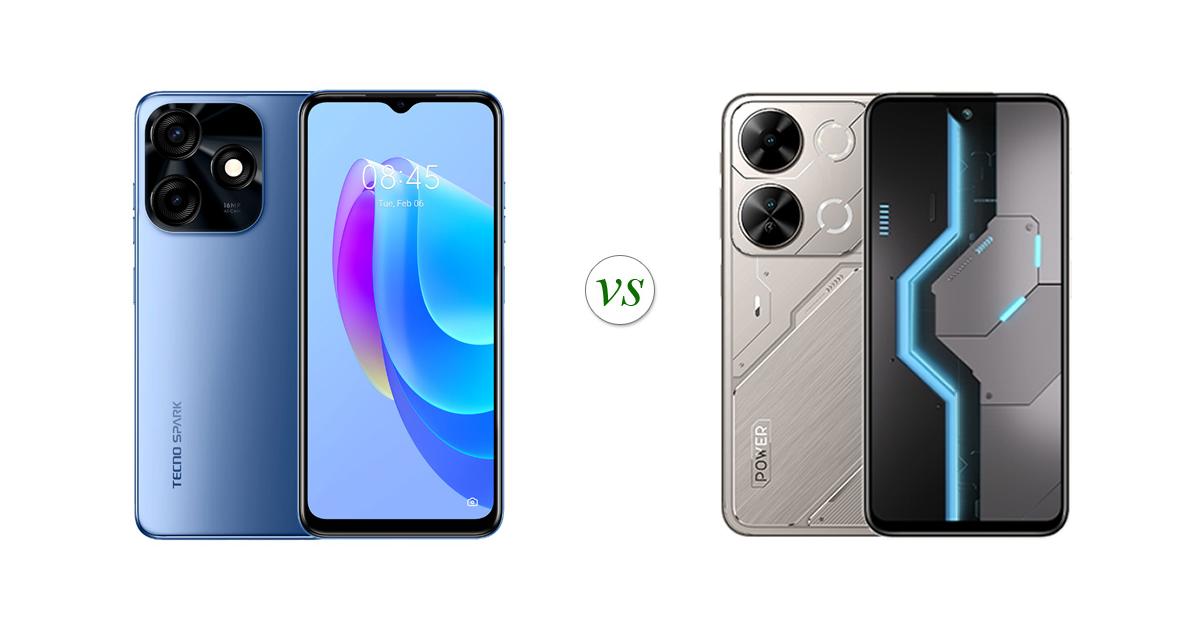 TECNO Spark 10C vs itel P65: Side by Side Specs Comparison