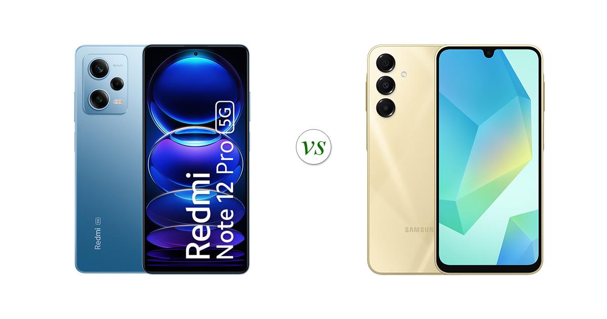 Xiaomi Redmi Note 12 Pro 5G vs SAMSUNG Galaxy A16 5G: Side by Side ...