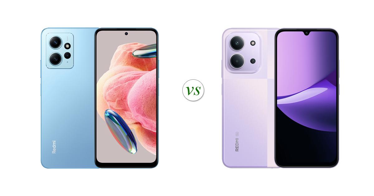 Xiaomi Redmi Note 12 vs Redmi 15C 5G: Side by Side Specs Comparison