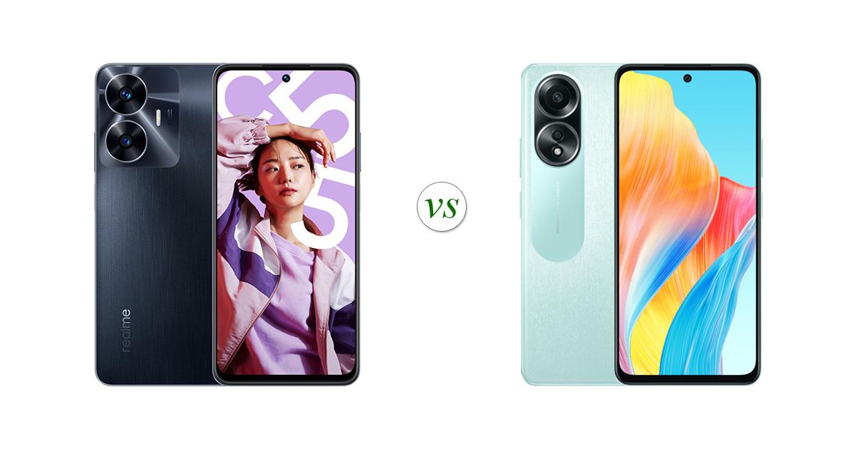 Realme C55 Vs Oppo A58 Side By Side Specs Comparison