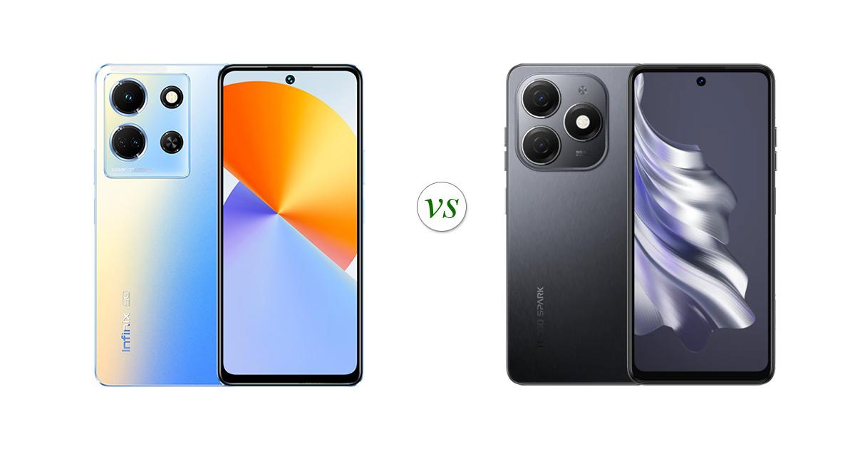 Infinix NOTE 30 5G vs TECNO SPARK 20: Side by Side Specs Comparison