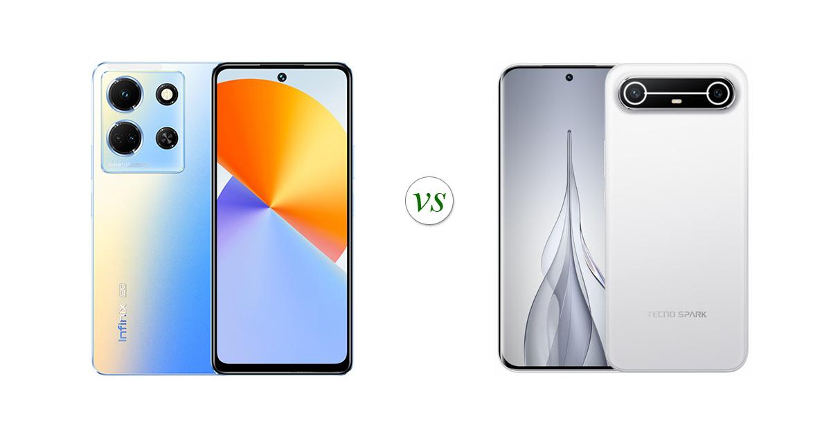 Infinix NOTE 30 5G vs TECNO SPARK Slim: Side by Side Specs Comparison