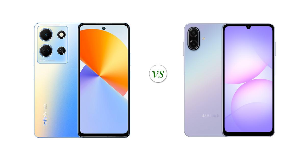 Infinix NOTE 30 5G vs SAMSUNG Galaxy A07 5G: Side by Side Specs Comparison