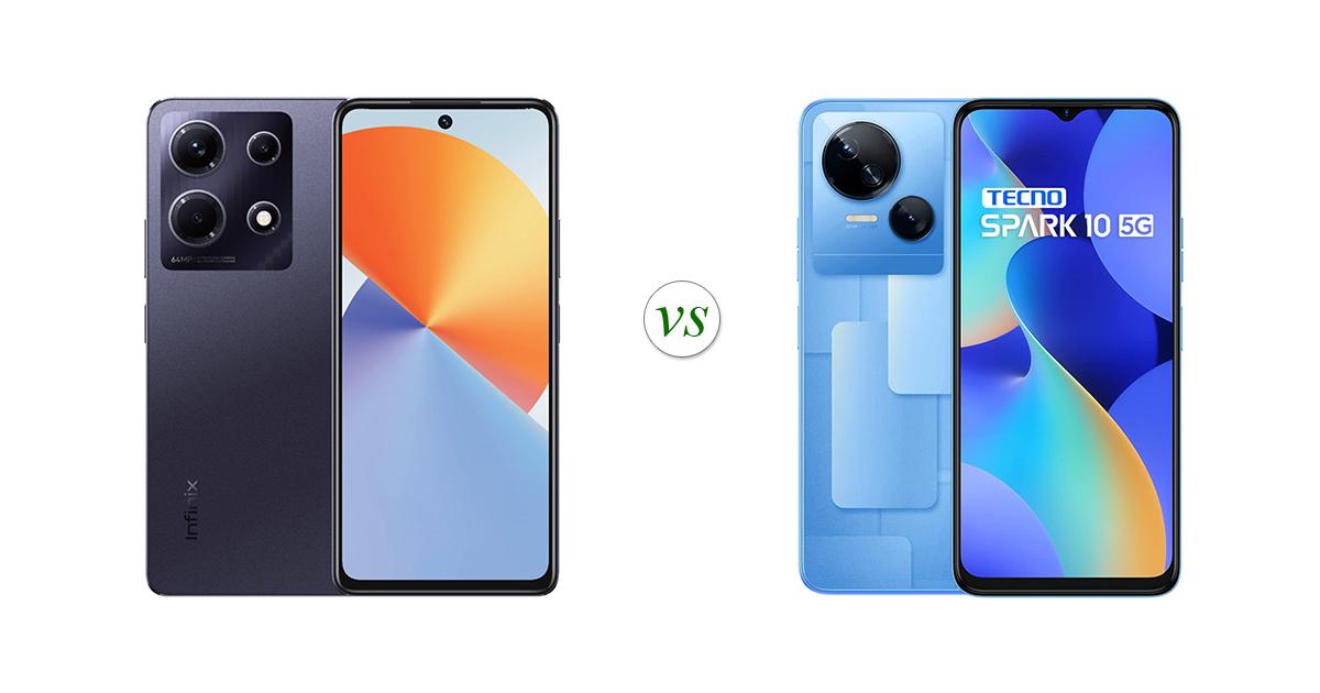 Infinix NOTE 30 vs TECNO SPARK 10 5G: Side by Side Specs Comparison