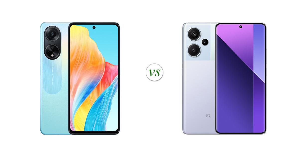 OPPO A98 5G vs Redmi Note 13 Pro+ 5G: Side by Side Specs Comparison