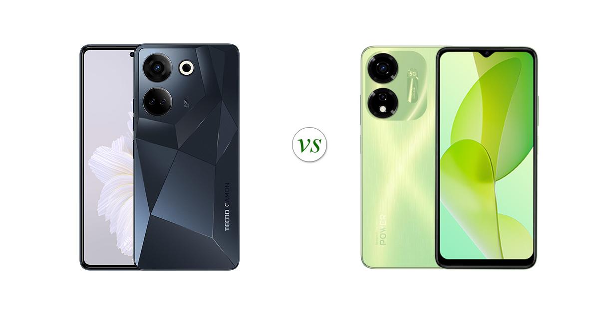 TECNO CAMON 20 Pro vs itel P55 5G: Side by Side Specs Comparison