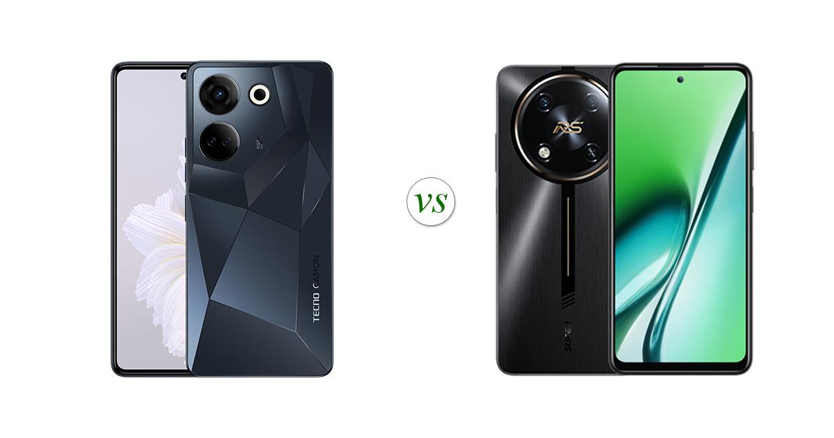 TECNO CAMON 20 Pro vs itel RS4: Side by Side Specs Comparison