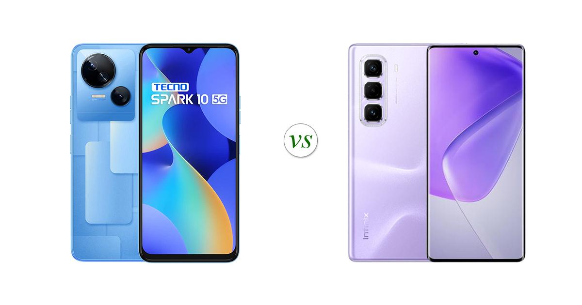 TECNO SPARK 10 5G vs Infinix HOT 50 Pro+: Side by Side Specs Comparison