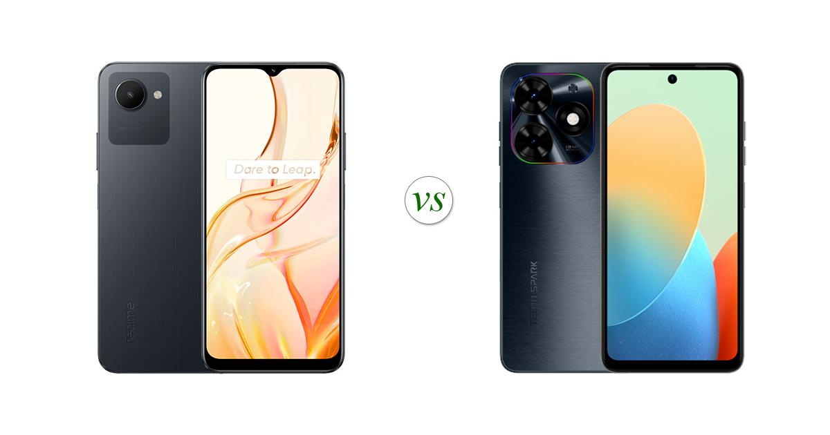 realme C30s vs TECNO SPARK Go 2024: Side by Side Specs Comparison