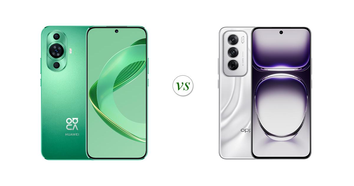 HUAWEI nova 11 vs OPPO Reno12 5G: Side by Side Specs Comparison