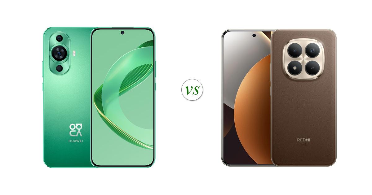 HUAWEI nova 11 vs Redmi Note 15 Pro+ 5G: Side by Side Specs Comparison