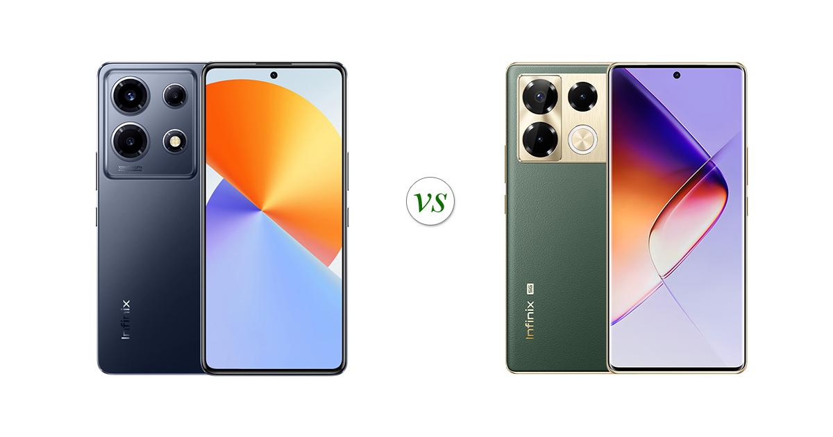 Infinix NOTE 30 VIP vs Infinix NOTE 40 Pro+ 5G: Side by Side Specs ...