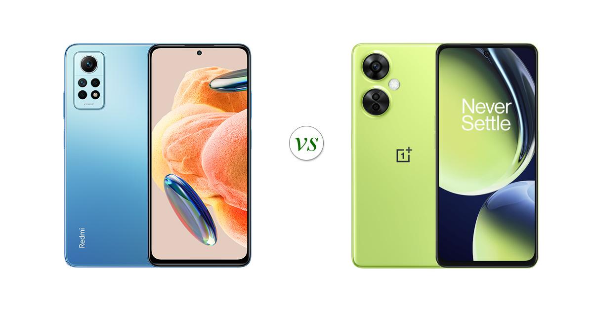 Xiaomi Redmi Note 12 Pro Vs Oneplus Nord Ce 3 Lite 5g Side By Side