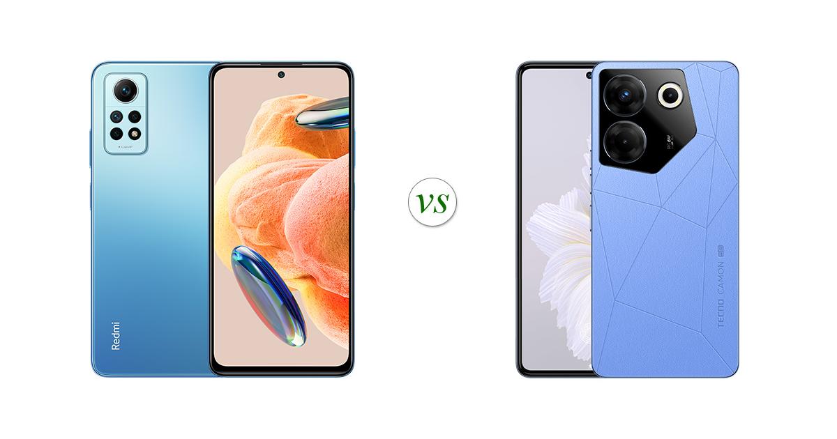 Xiaomi Redmi Note 12 Pro vs TECNO CAMON 20 Pro 5G: Side by Side Specs ...