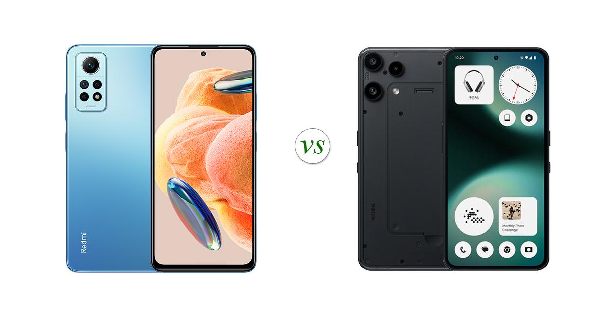 Xiaomi Redmi Note 12 Pro vs Nothing Phone (3a) Lite: Side by Side Specs ...