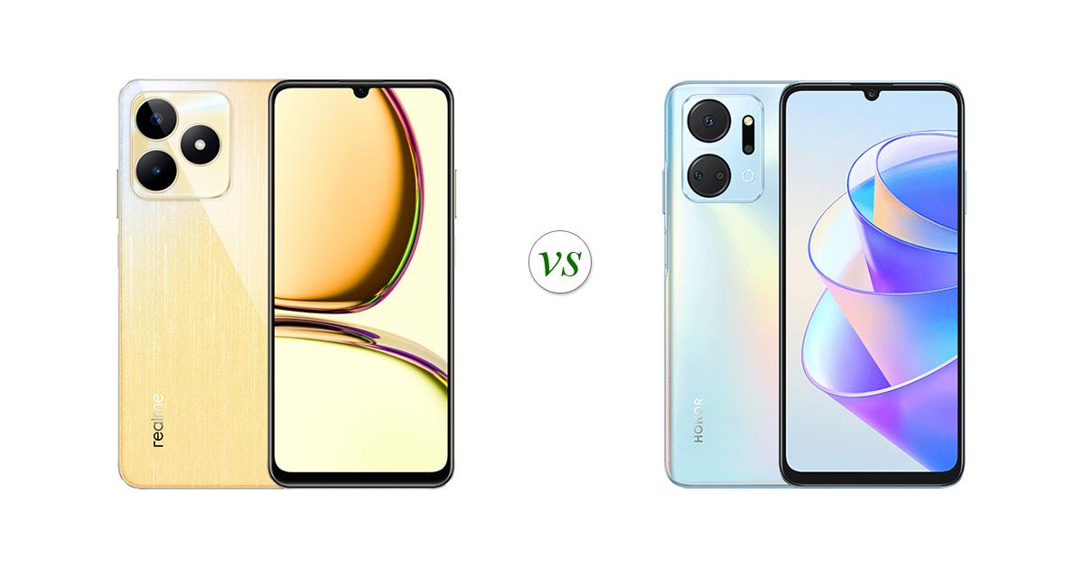 realme C53 vs HONOR X7a: Side by Side Specs Comparison