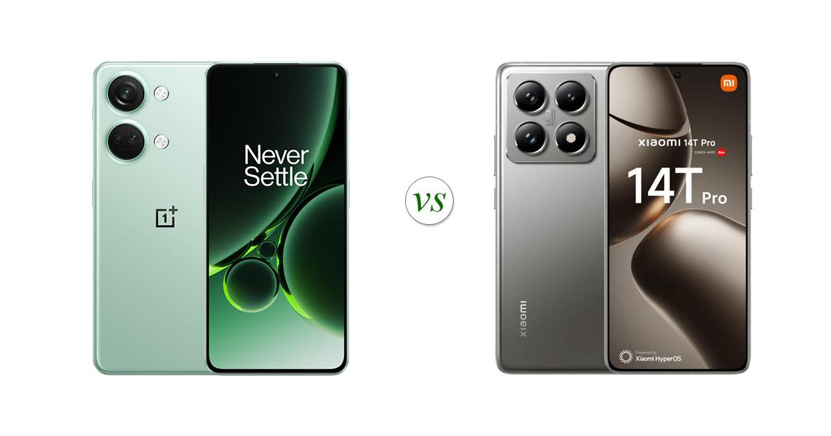 OnePlus Nord 3 5G vs Xiaomi 14T Pro: Side by Side Specs Comparison